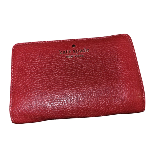 kate spade | Bags | Kate Spade Red Leather Wallet | Poshmark